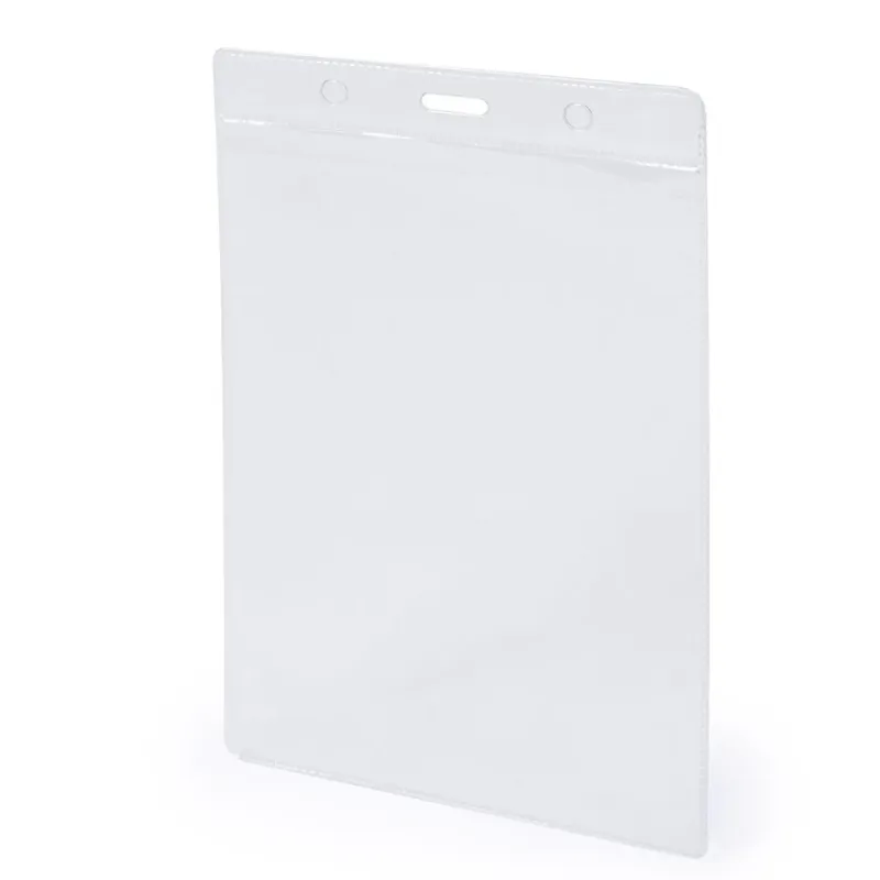 Identificador de PVC para lanyard (acreditación 12.1 x 8.4 cm)